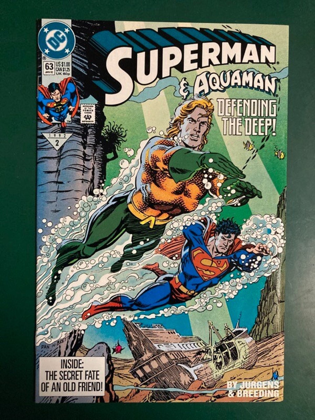 Superman 63 Comic by DC Comics - Etsy