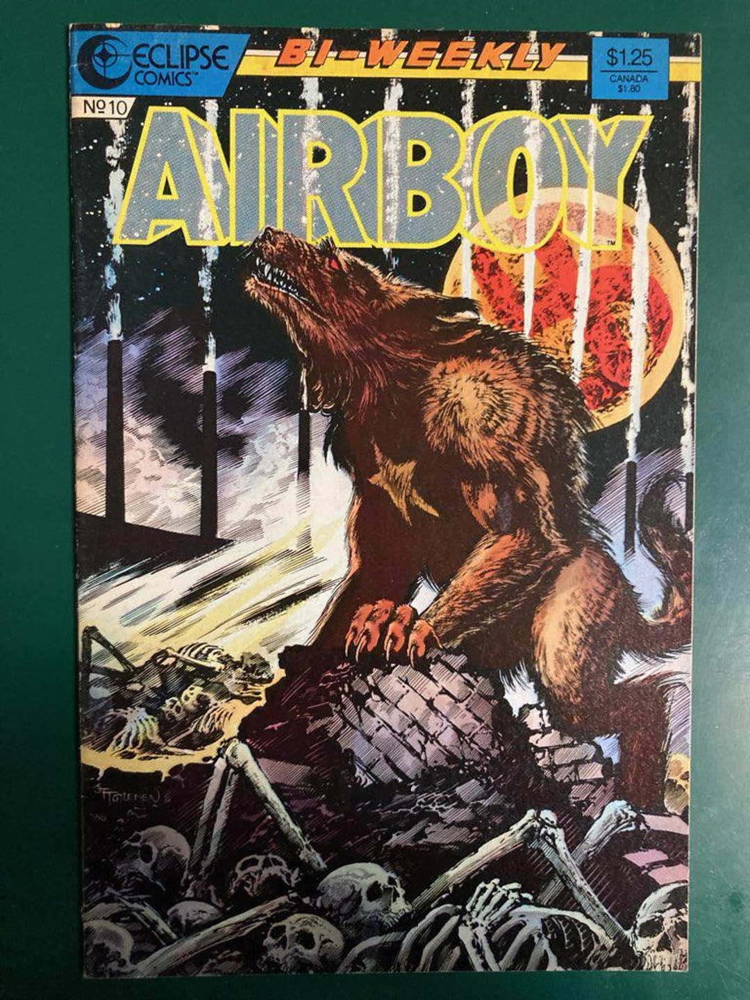 Airboy 3 10 Comic by Eclipse Comics - Etsy