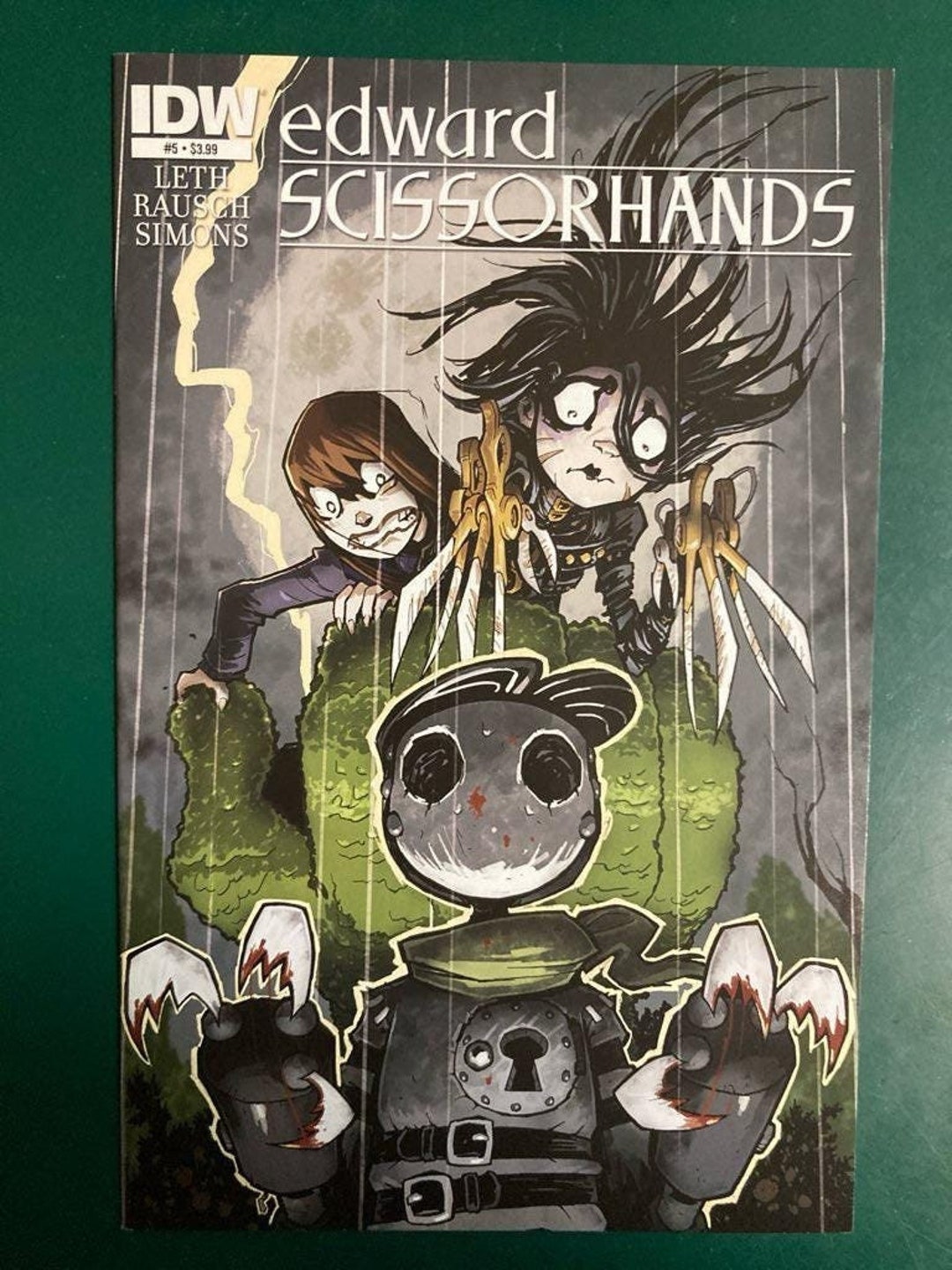 Edward Scissorhand 5 Comic by IDW Comics - Etsy