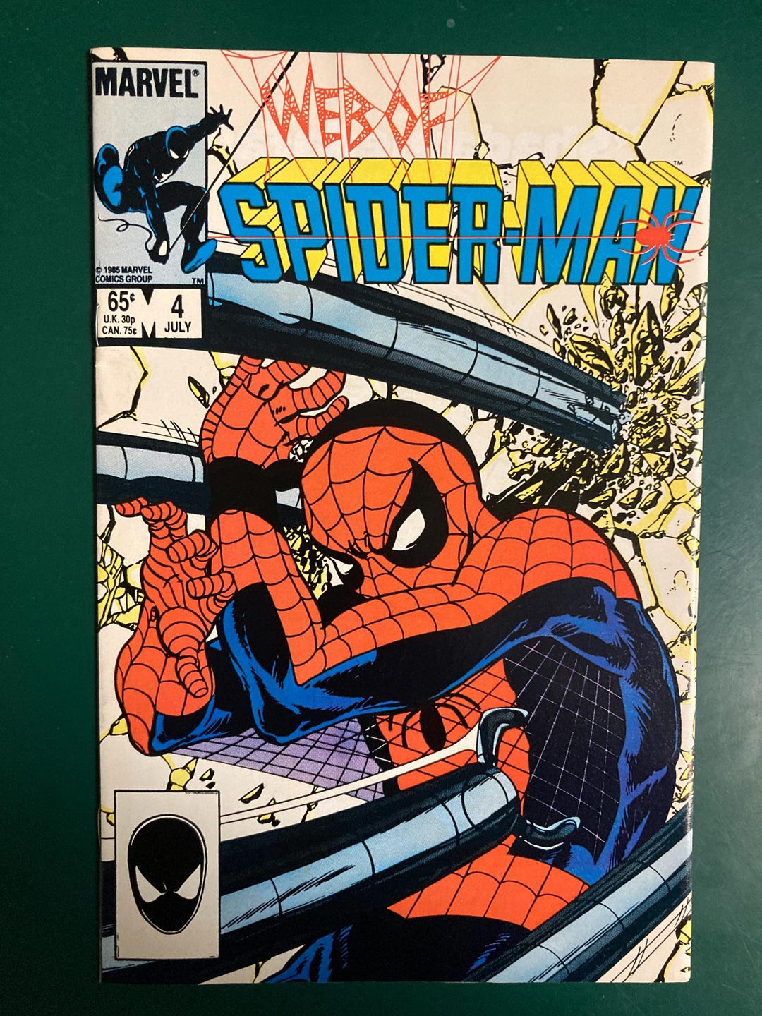 Web of Spider-man # 4 Comic by Marvel Comics - Etsy