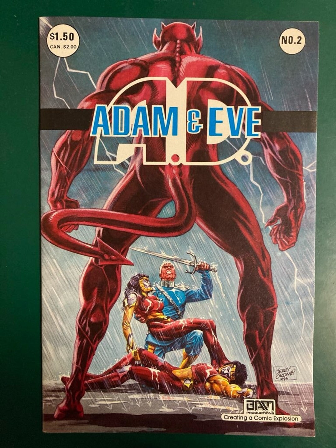 Adam & Eve A.D. 2 Comic by Bam Comics - Etsy