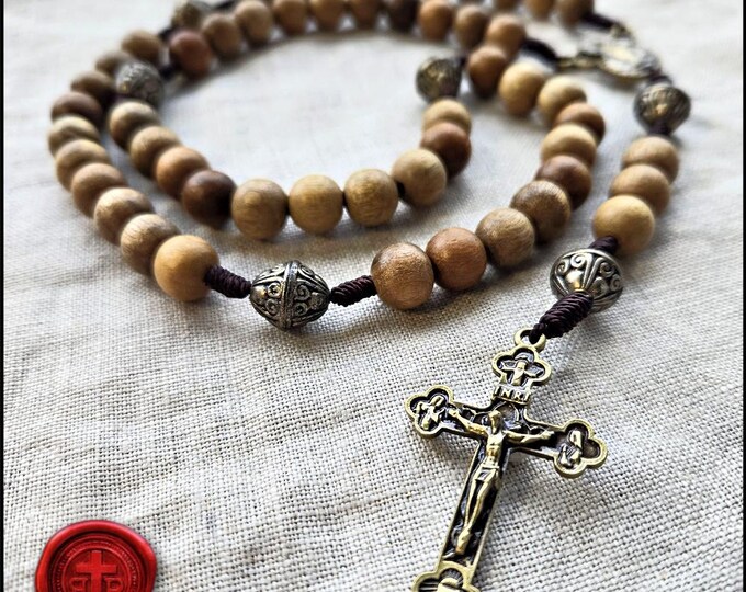 Rugged Rosaries - the + Living Simply + Catholic Wood Rosary ...