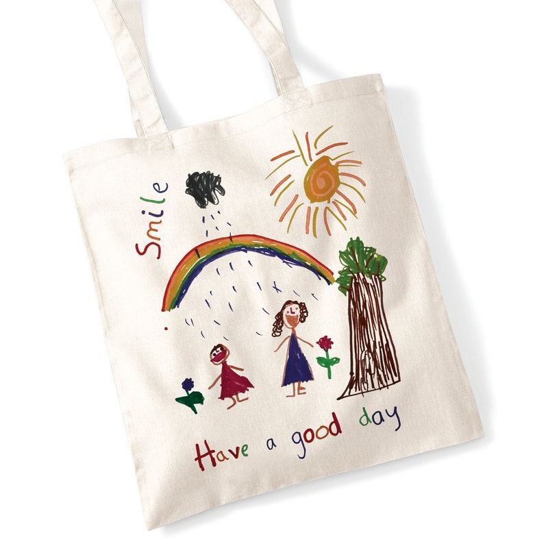Custom Tote Drawing - Etsy UK