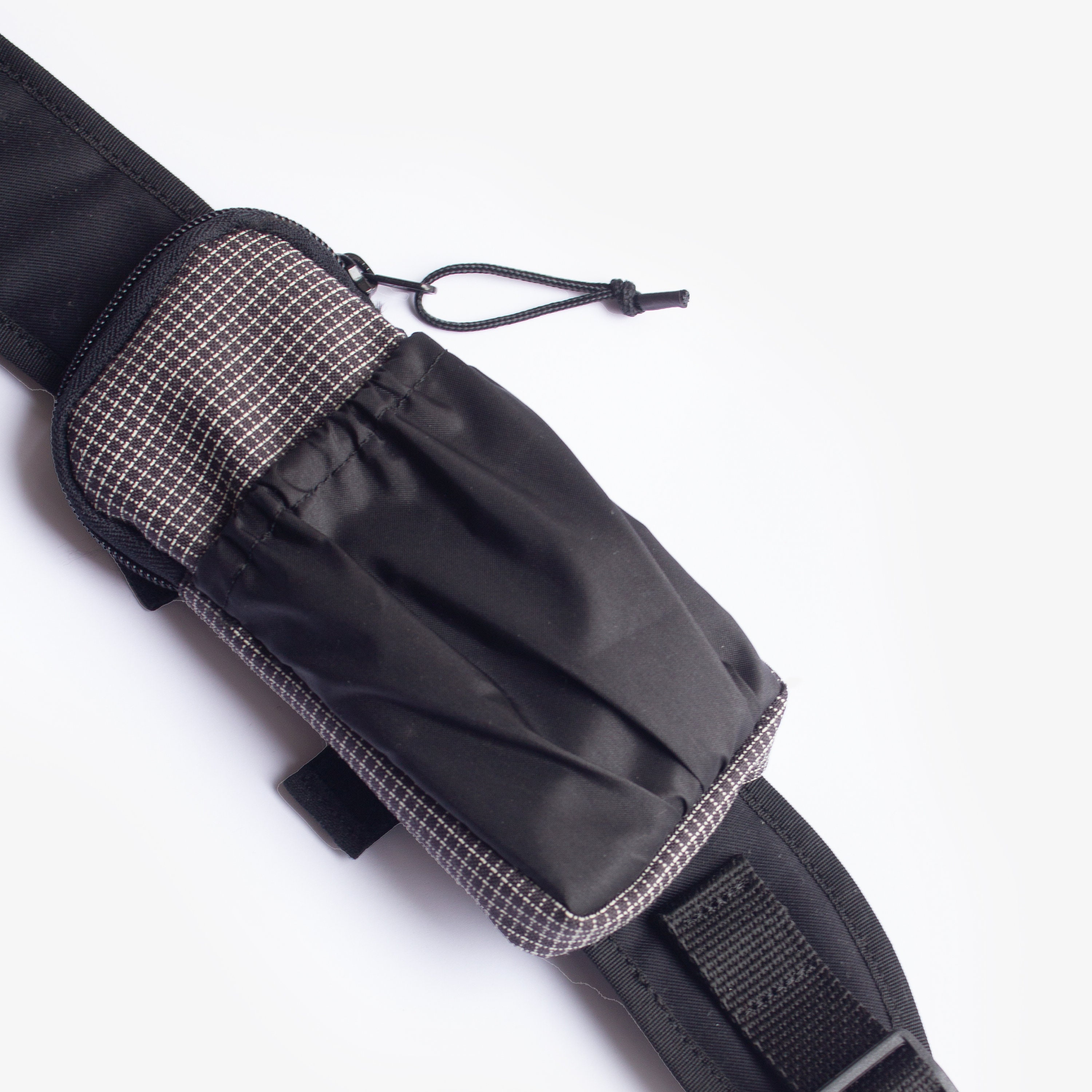 Cordura Phone Pouch / Shoulder Strap Pocket / Backpack Hiking Zippered ...