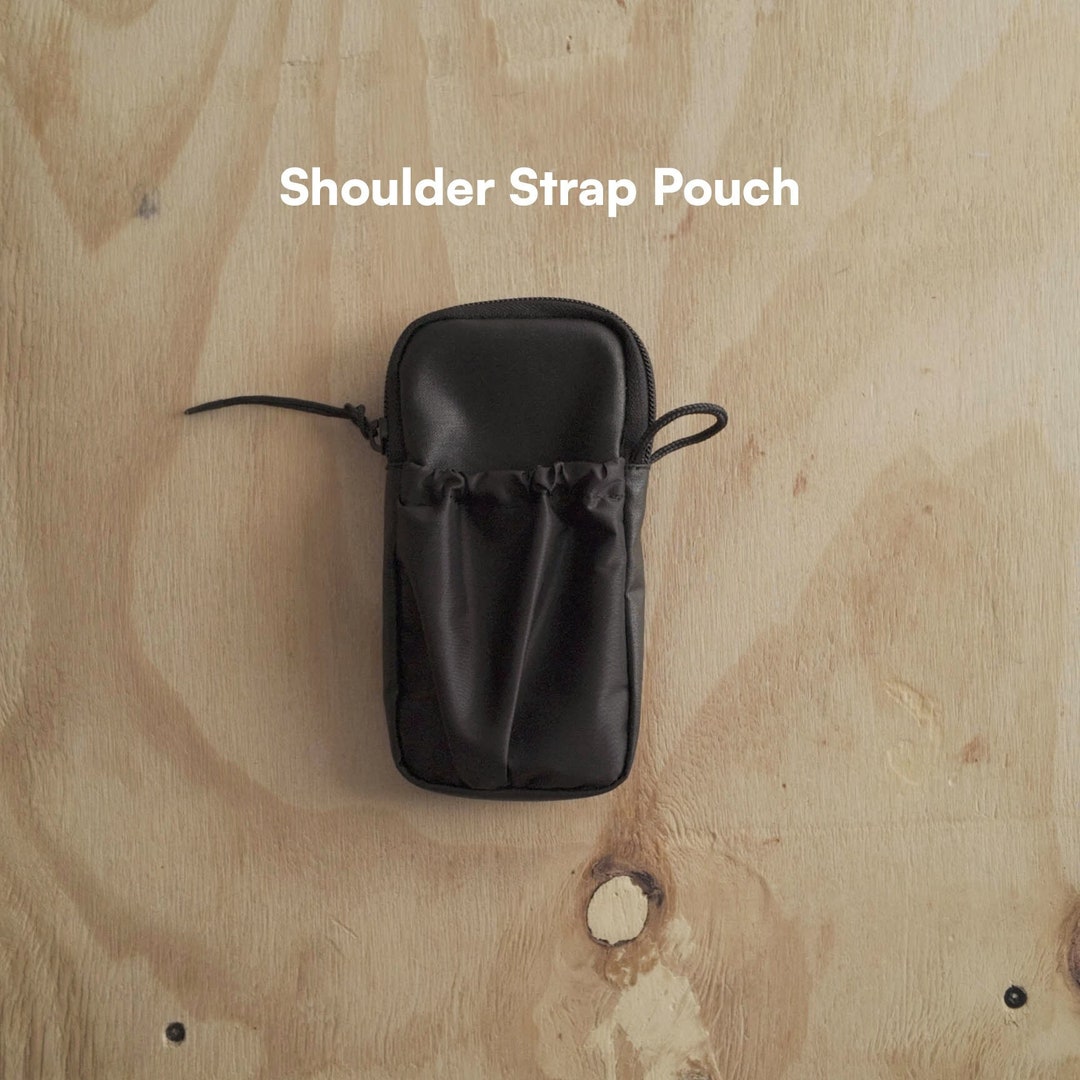 Shoulder Strap Phone Cordura Pouch / Backpack Hiking Zippered Pouch ...