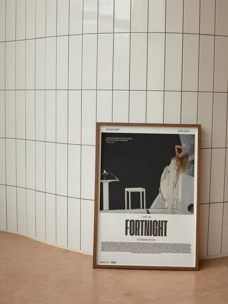 Fortnight Film Poster TTPD Film Eras Tour Taylor Swift Wall Art Eras ...