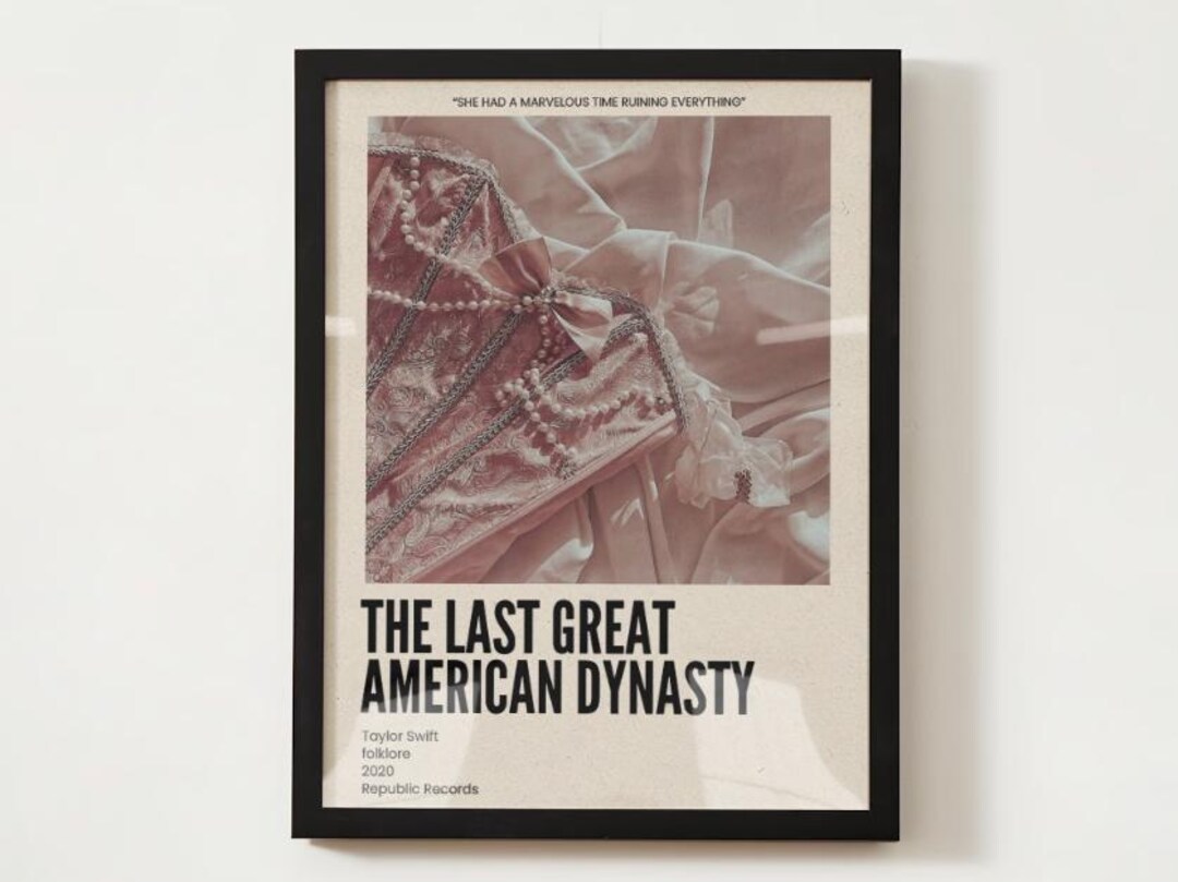 The Last Great American Dynasty Folklore TLGAD Vinyl Polaroid Taylor ...