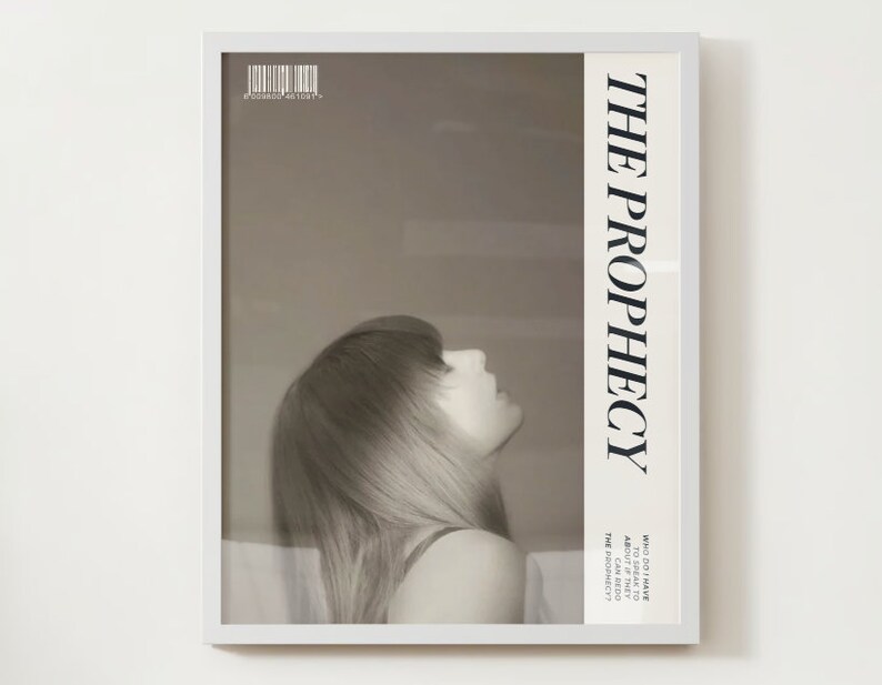 The Prophecy Newspaper Print Taylor Swift Wall Art Taylor Swift Print ...