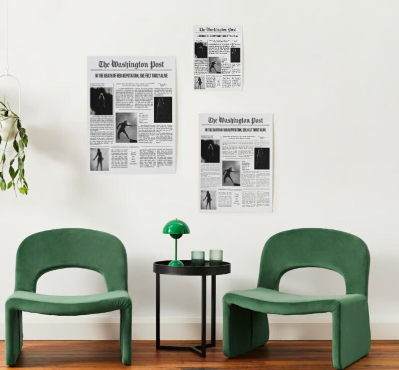 Newspaper Print Taylor Swift Wall Art Taylor Swift Print Eras Tour ...