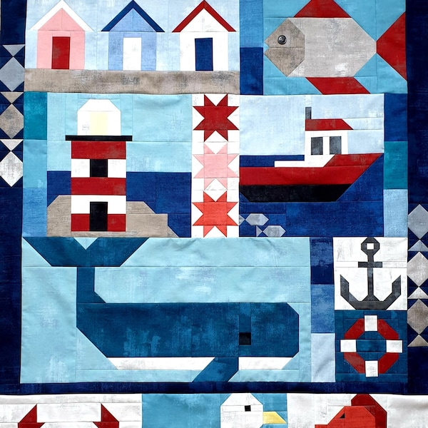 Nautical Quilt - Etsy
