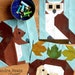 Woodland Quilt Pattern Bundle 3 Piece: Squirrel Owl and - Etsy