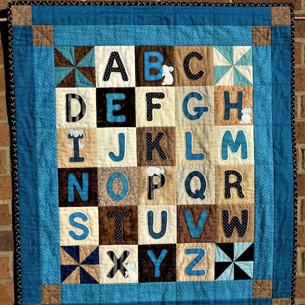Alphabet Quilt - Etsy