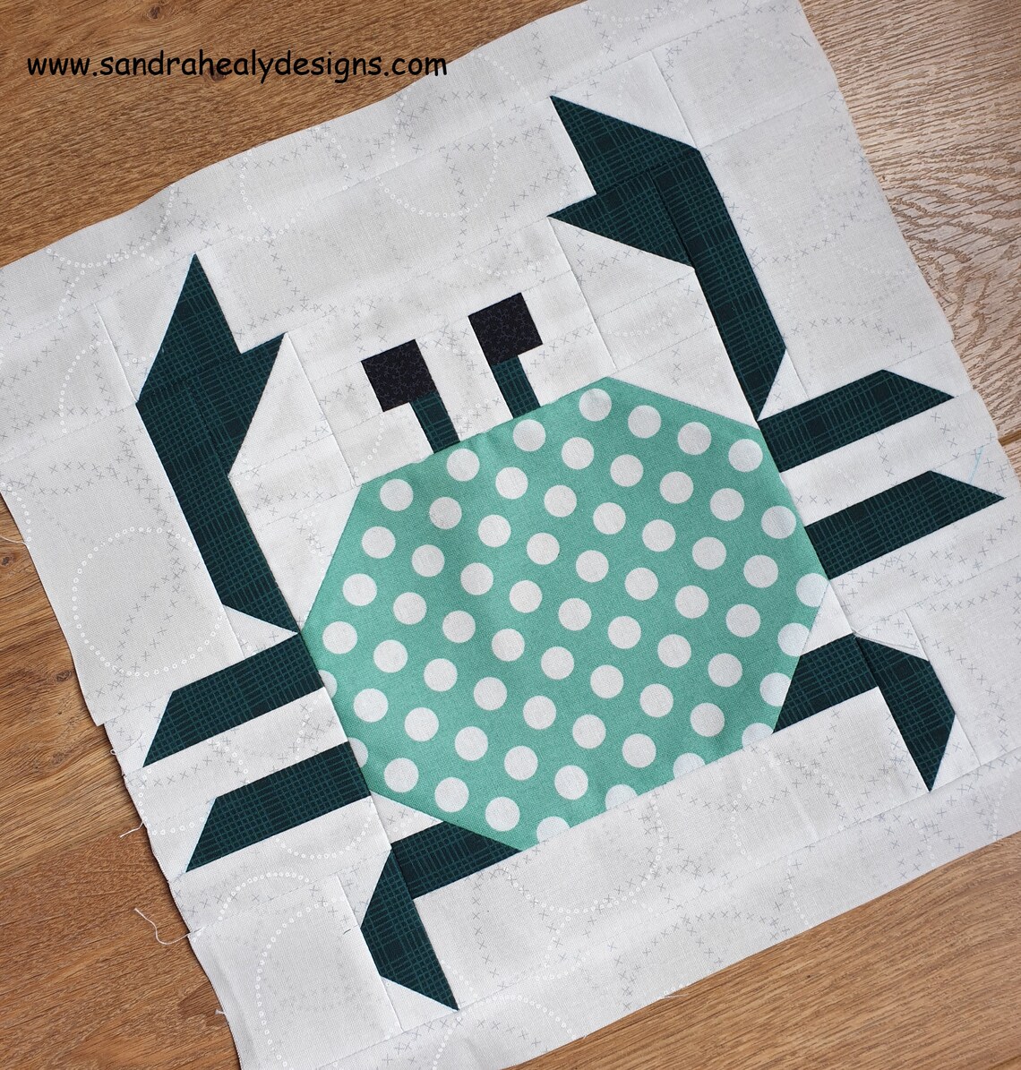 Crab Nautical Quilt Block Pattern Machine Pieced Digital PDF - Etsy