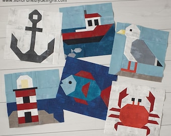 NAUTICAL Quilt Pattern, From Gull's Nest Quilts - Etsy Canada