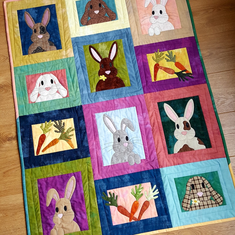 Bunny Quilt Pattern - Etsy