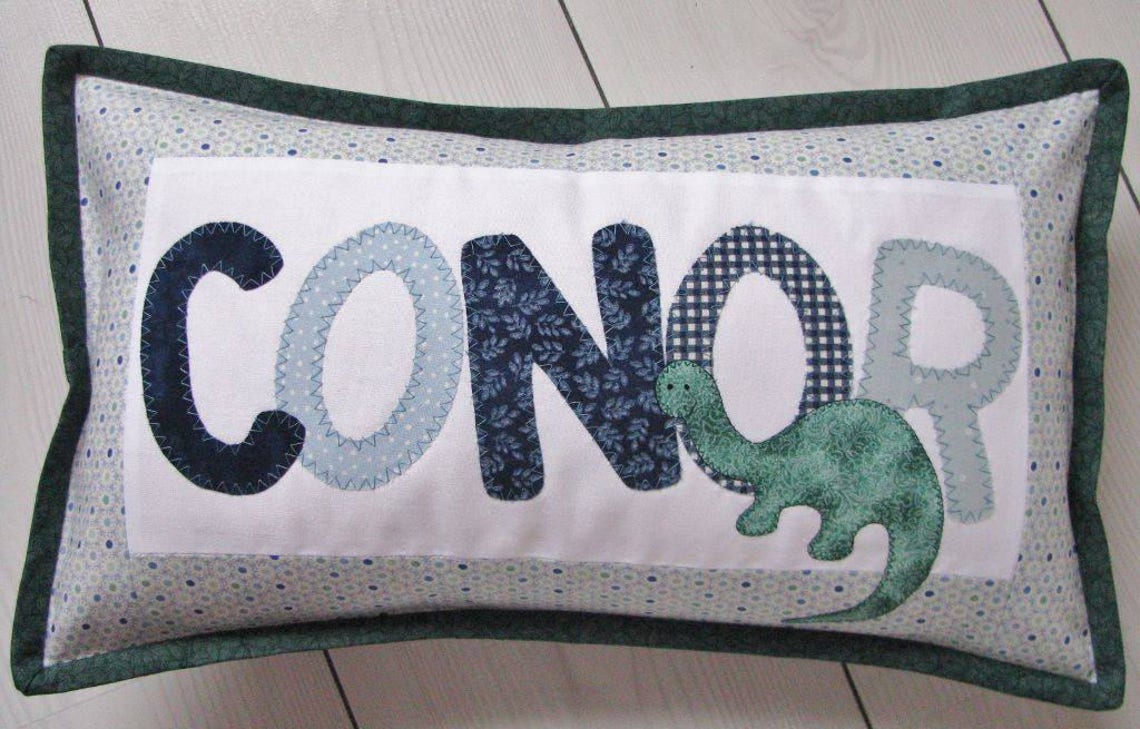 Name Pillow Patchwork Sewing Pattern, Instant PDF Digital Download - Etsy