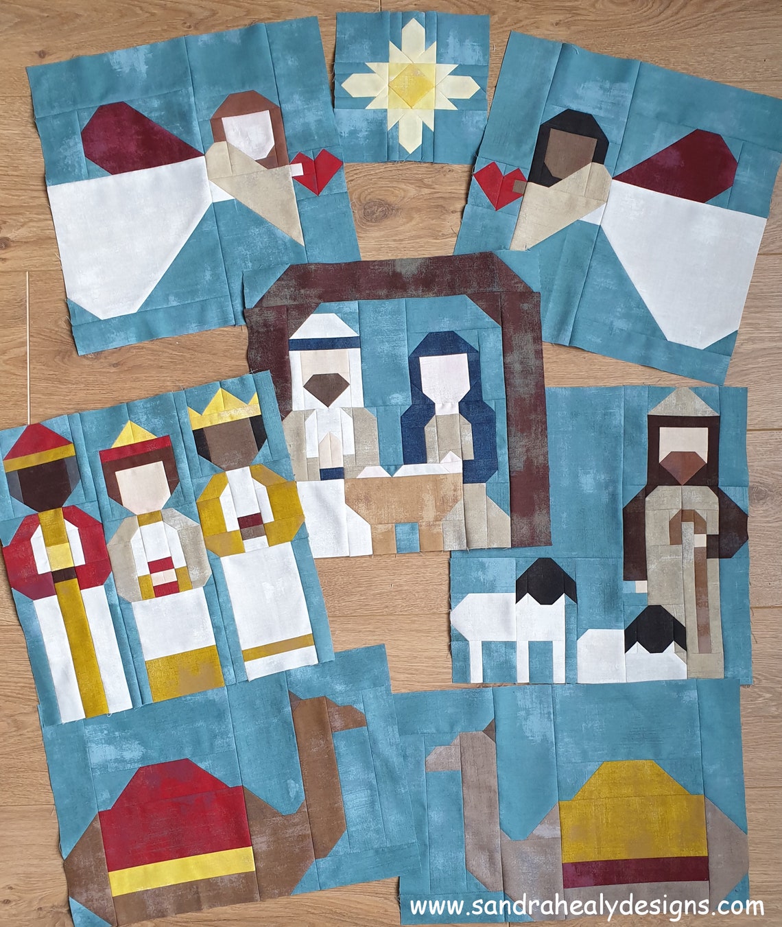 Holy Night Nativity Quilt Pattern Machine Pieced Instant PDF - Etsy