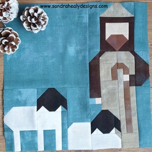 Holy Night Nativity Quilt Pattern: Machine Pieced Blocks (PDF Download ...