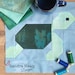 Turtle Quilt Block Pattern, Machine Pieced, Nautical Range, Instant PDF ...