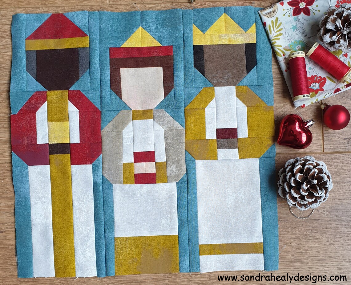 Holy Night Nativity Quilt Pattern Machine Pieced Instant PDF - Etsy