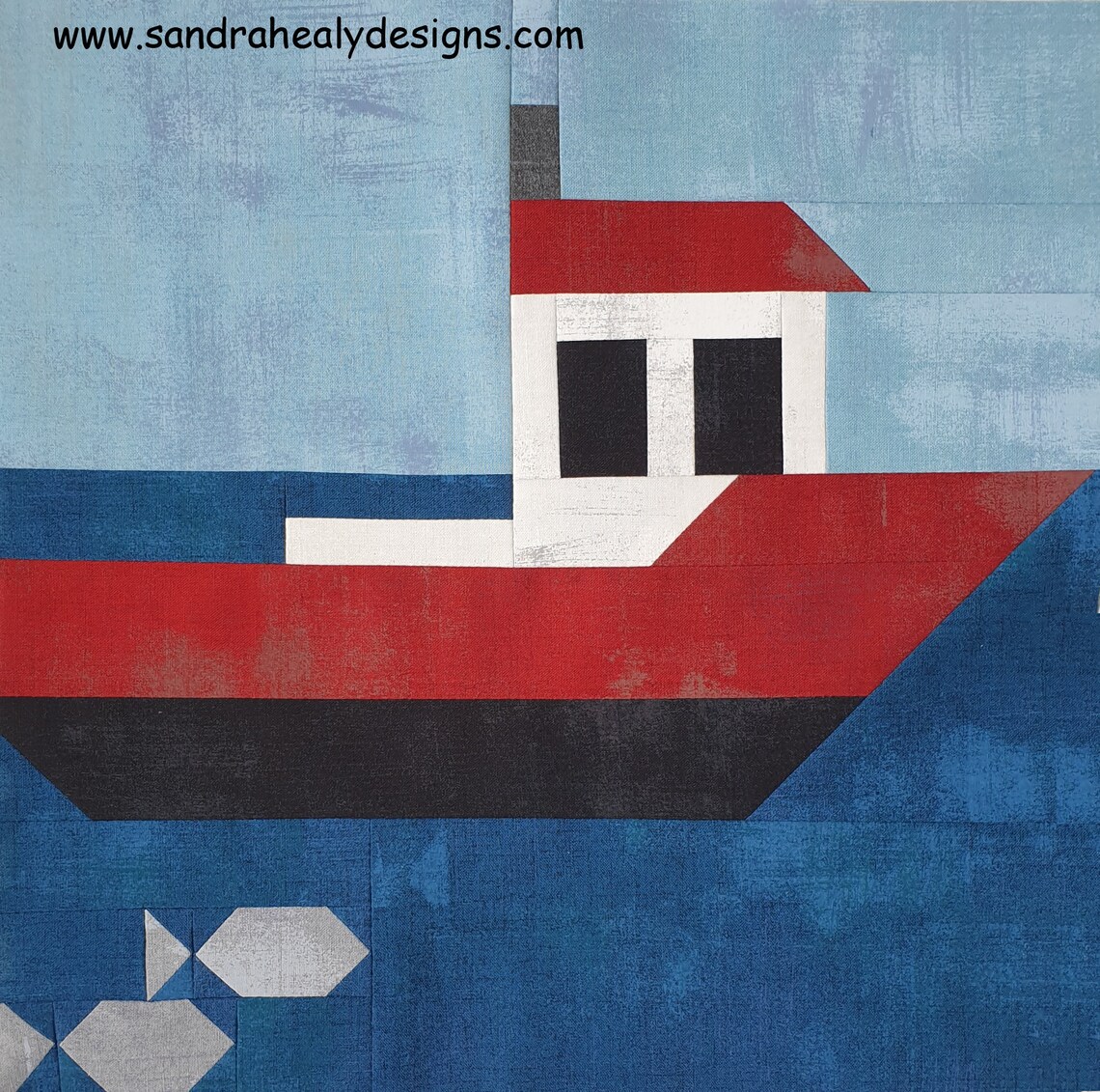 Nautical Boat Quilt Block Pattern Machine Pieced Digital PDF - Etsy
