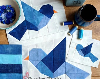 Cardinal Quilt Pattern the Pattern Basket Margaret - Etsy