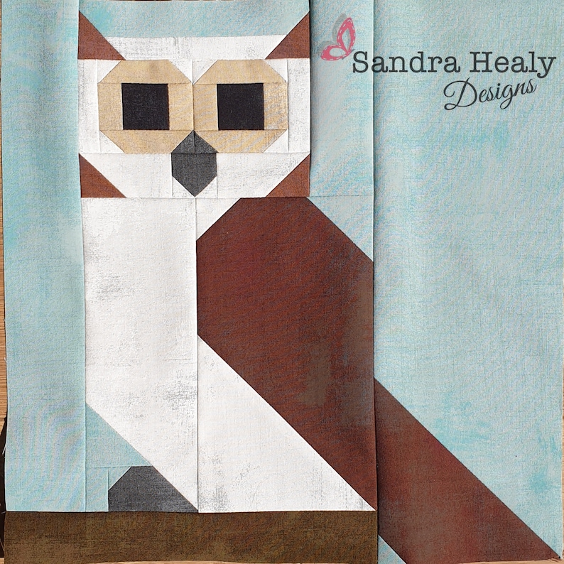 Owl Quilt Block Pattern: 12
