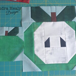 Apple Fall Quilt Block Pattern, Machine Pieced, Instant Digital ...