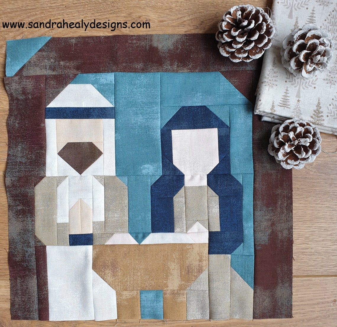 Holy Night Nativity Quilt Pattern Machine Pieced Instant PDF - Etsy