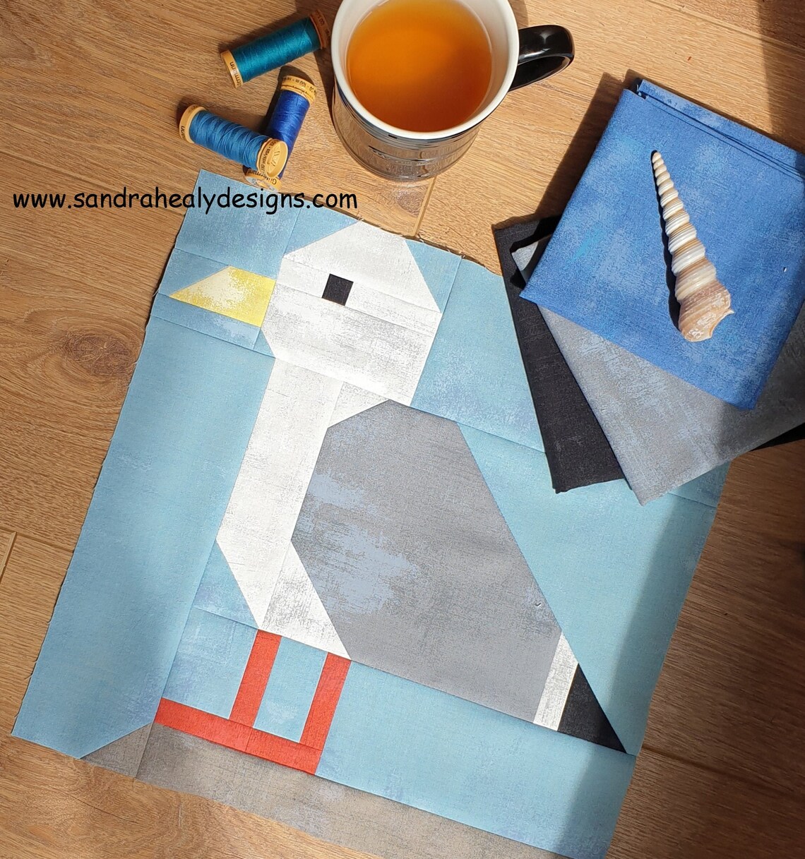 Seagull Nautical Quilt Block Pattern Machine Pieced Digital - Etsy