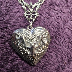 Gothic Vampire Bat Locket Necklace Made to Measure This Locket is a ...