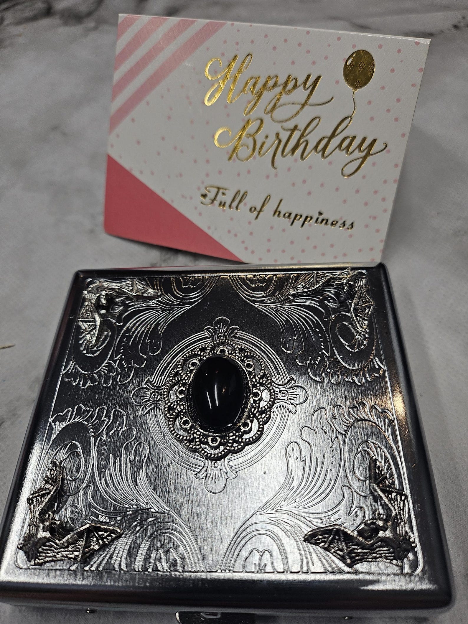Vampire Bat and Gemstone Cigarette Case Gothic - Etsy