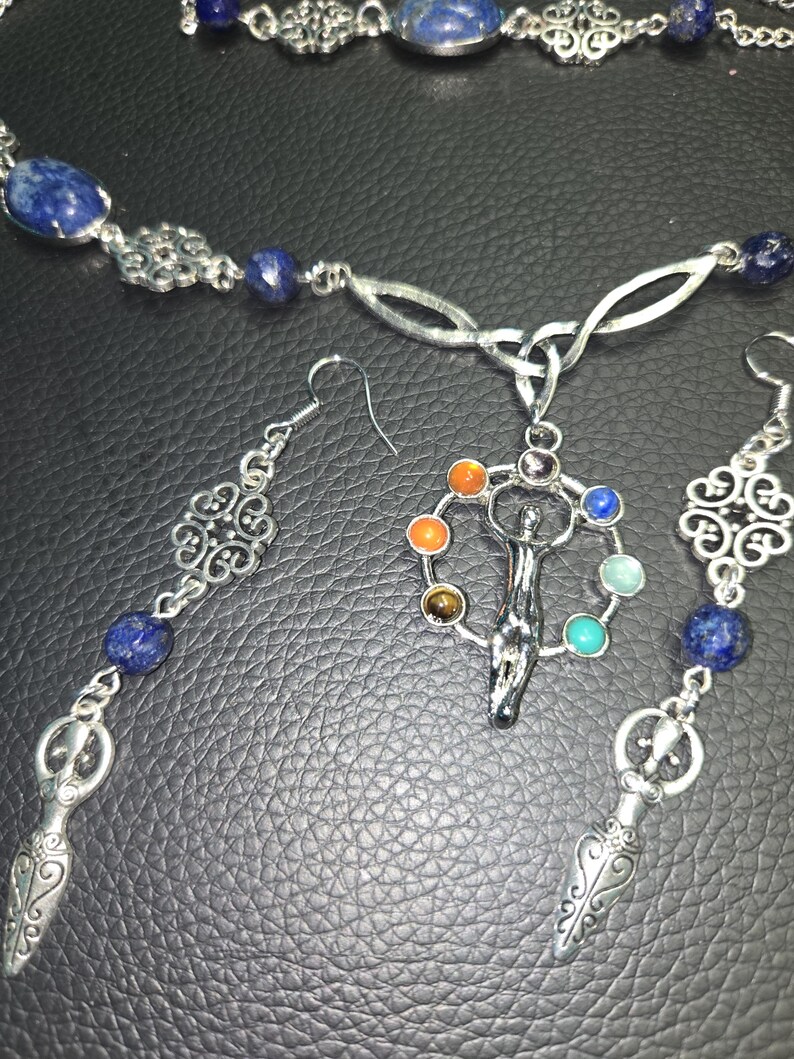 Charka Goddess Full Set Pagan Set Altar Set Wedding Handfast Jewellery ...
