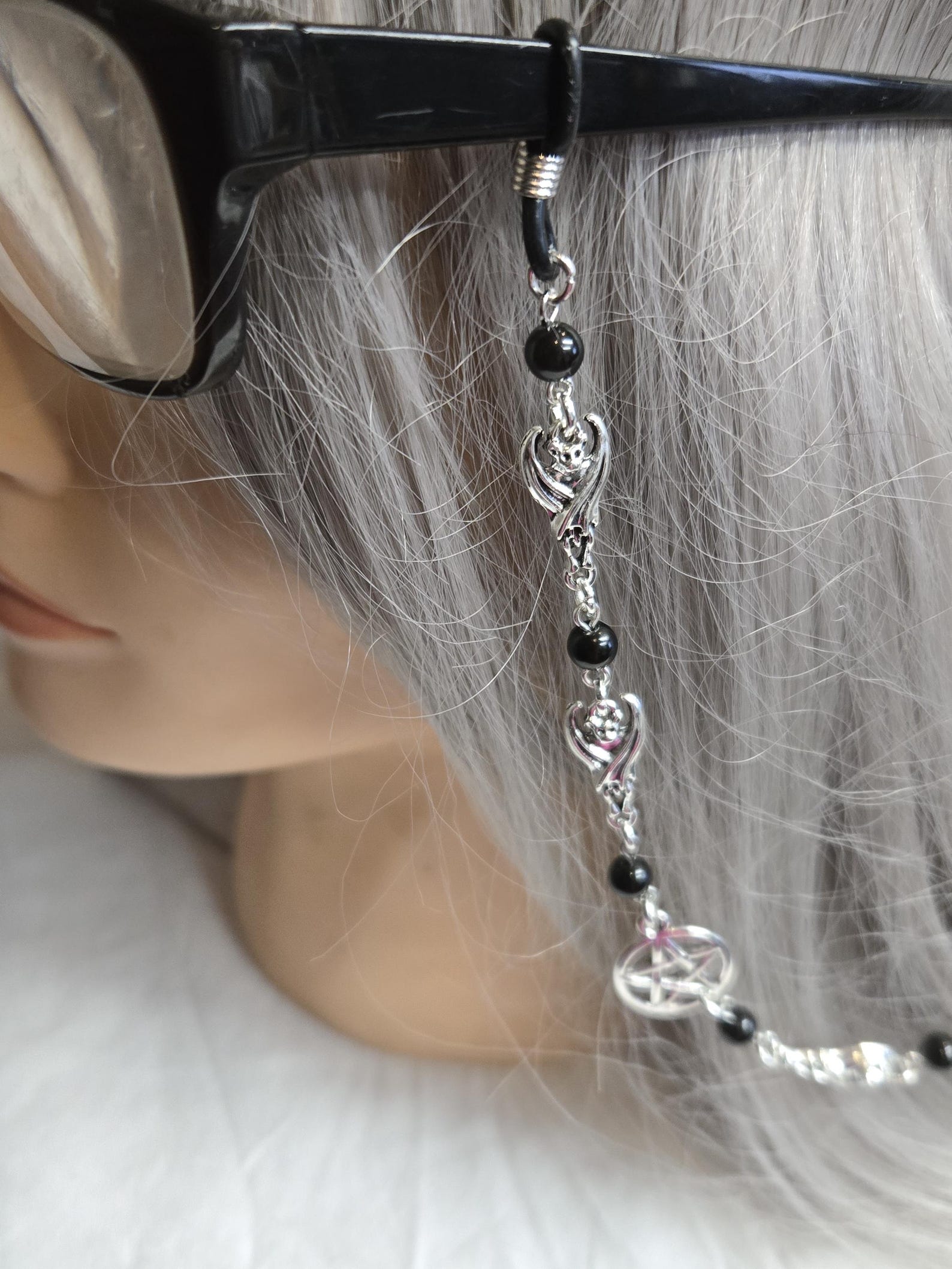 Gothic Vampire Glasses Chain Fashion Gothic Chain Steampunk Glasses Eye ...