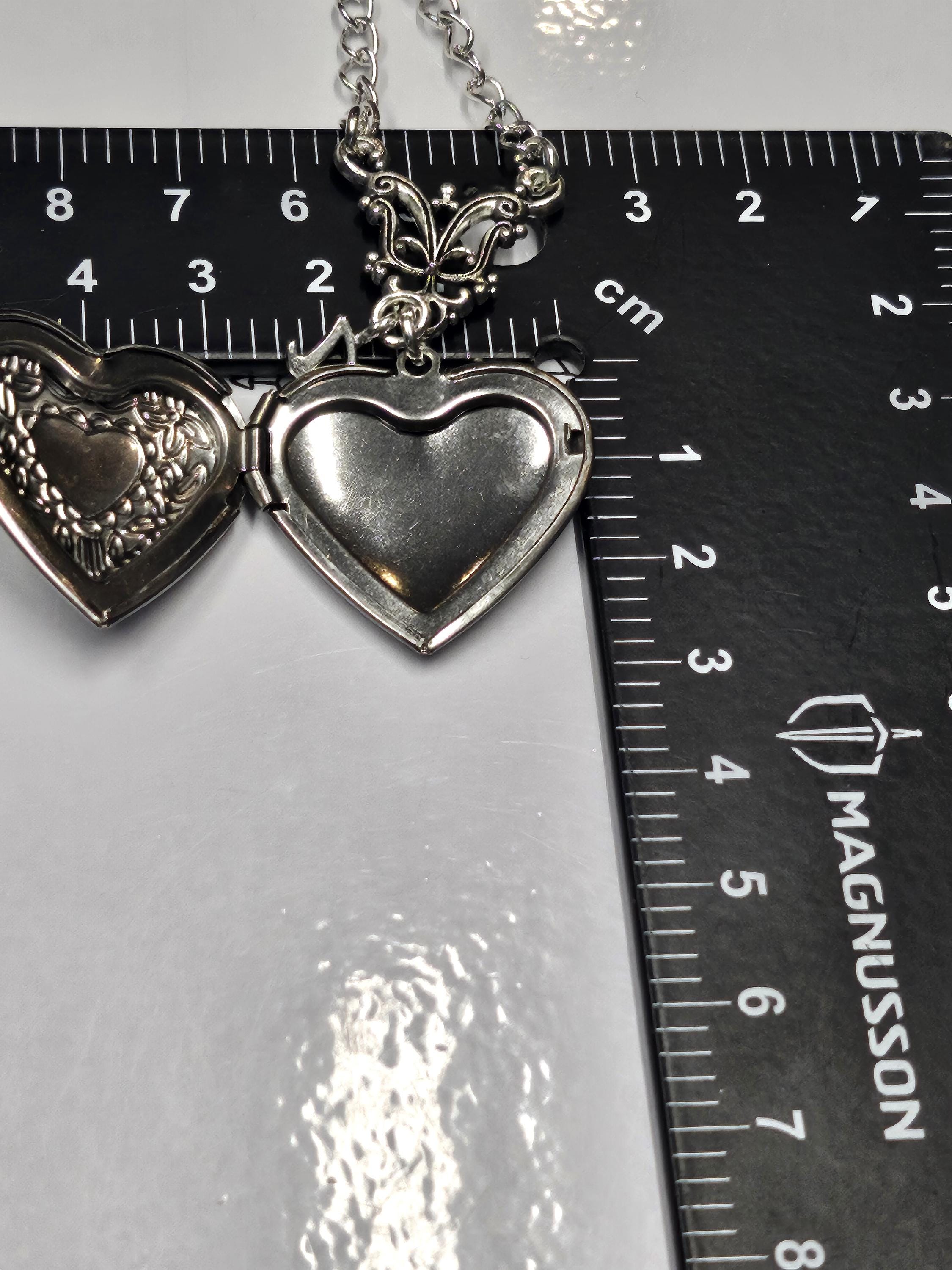 Stainless Steal Vampire Bat Locket Personalised With One Initial Unisex ...