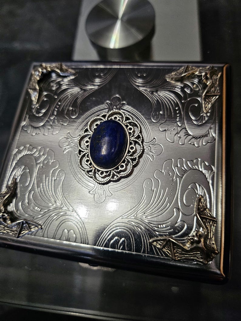 Vampire Bat and Gemstone Cigarette Case Gothic - Etsy