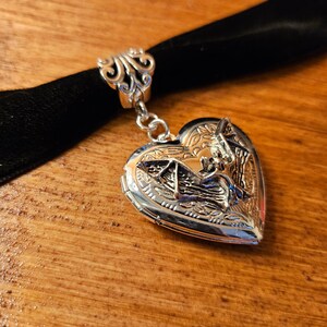 Gothic Vampire Bat Locket Necklace Made to Measure This Locket is a ...