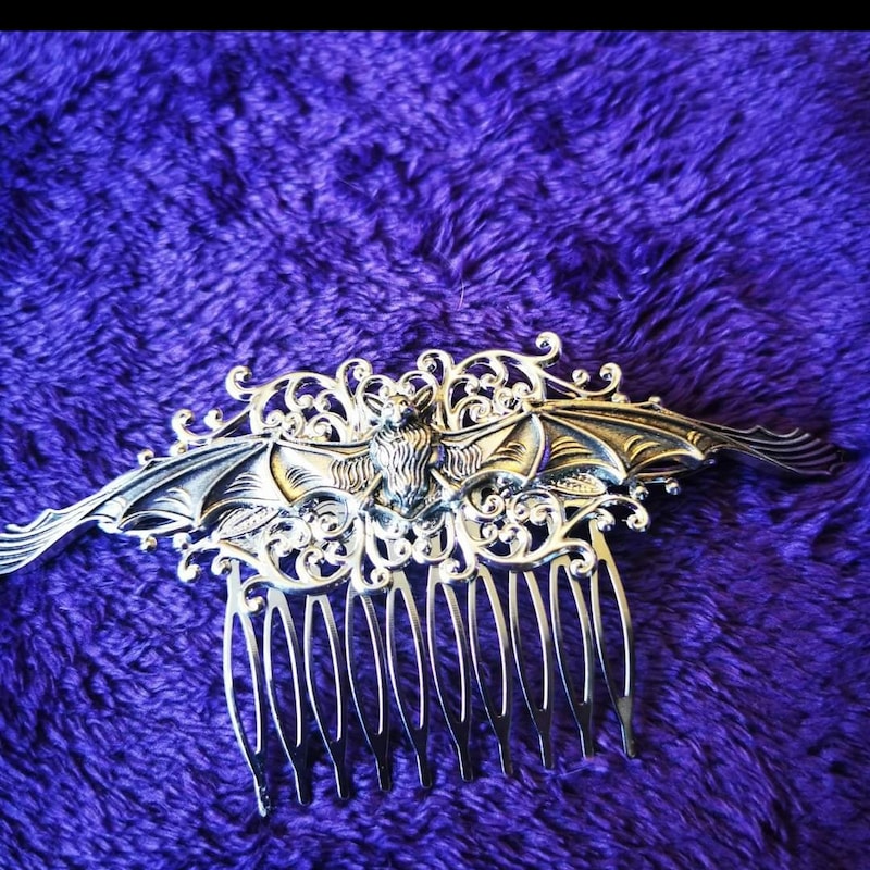 Goth Wedding Hair Comb Pins - Etsy UK