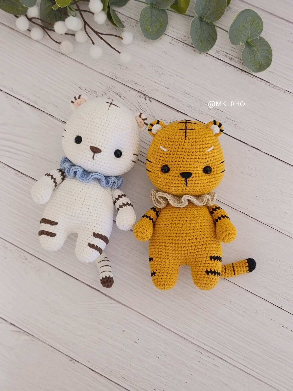 Minitiger Tiger Pattern Amigurumi Tiger Crochet Tiger - Etsy