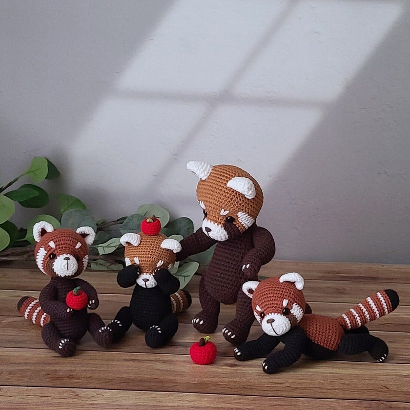 Crochet Red Panda - Etsy
