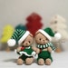 Santa and Christmas Bear Crochet Christmas Pattern Amigurumi - Etsy