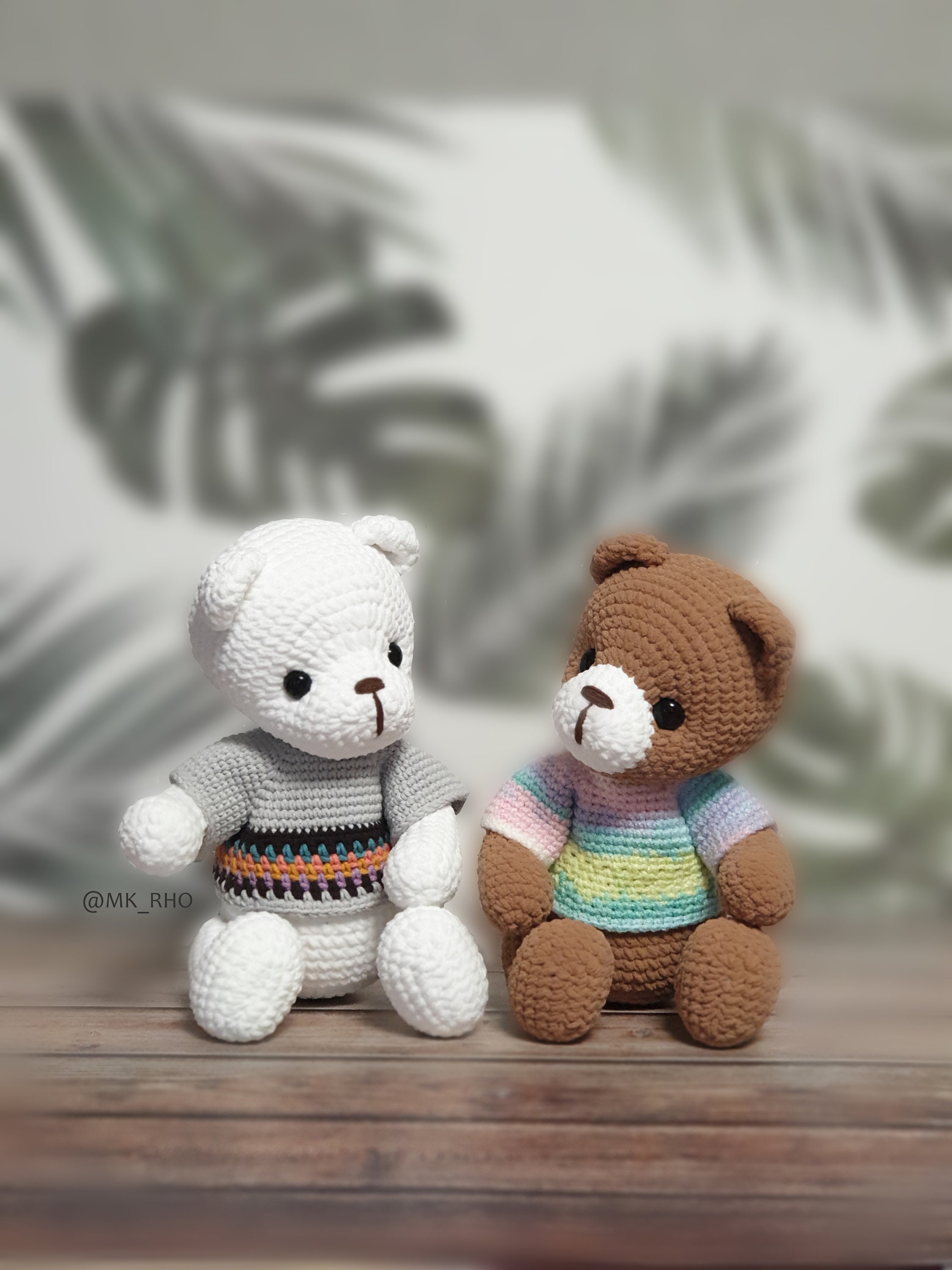 Crochet Pattern, Amigurumi Teddy Bear 202001 - Etsy