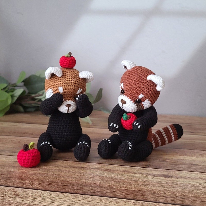 Crochet Red Panda - Etsy