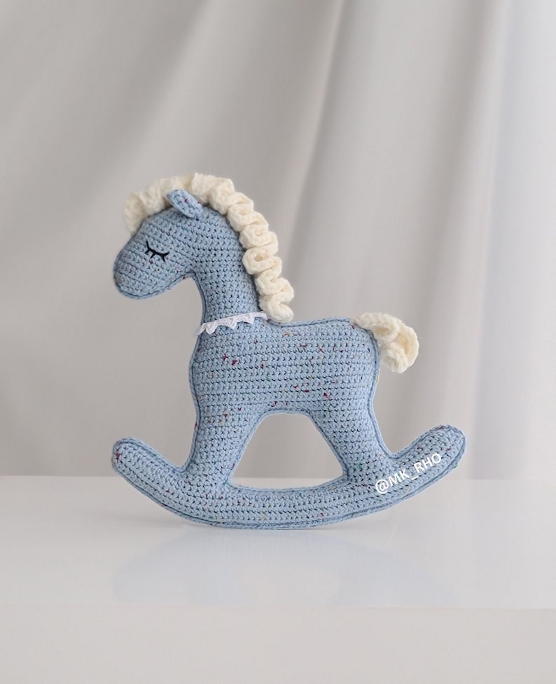 Crochet Rockin Horse Crochet Pattern Pdf Amigurumi Horse - Etsy