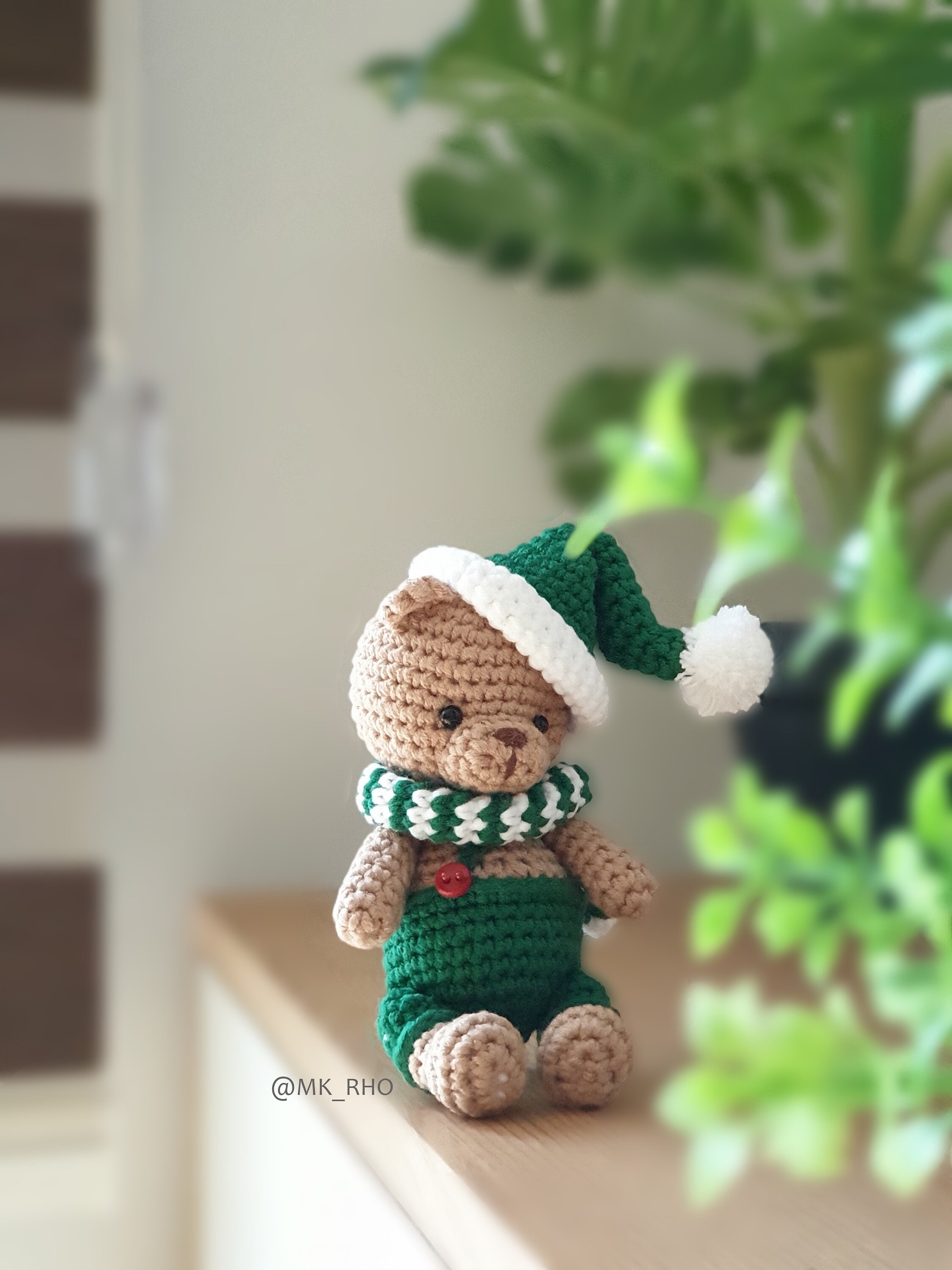 Santa and Christmas Bear Crochet Christmas Pattern Amigurumi - Etsy