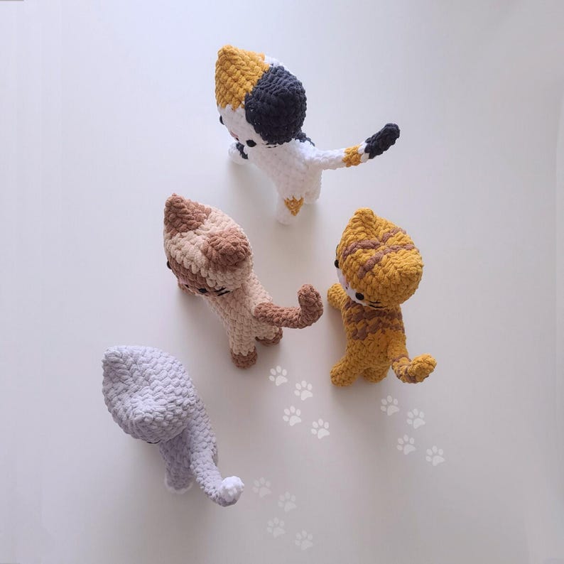 Crochet Cat Pattern: No-sew Kitten Shushu-ginger (PDF) - Etsy