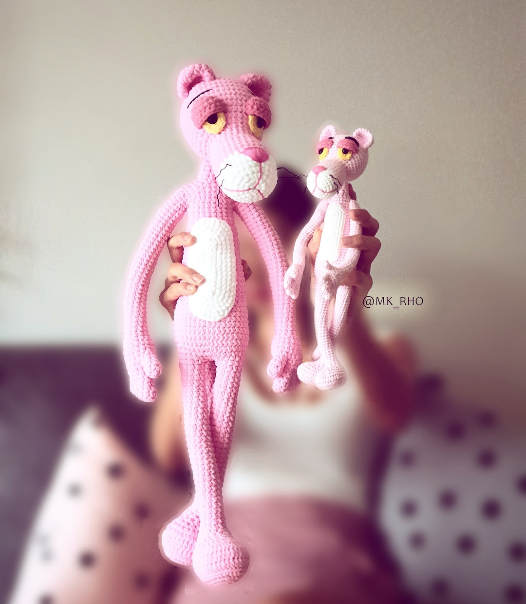 Pinkpanther, Crochet Pink Panther, Amigurumi Pattern, Pdf, Crochet ...