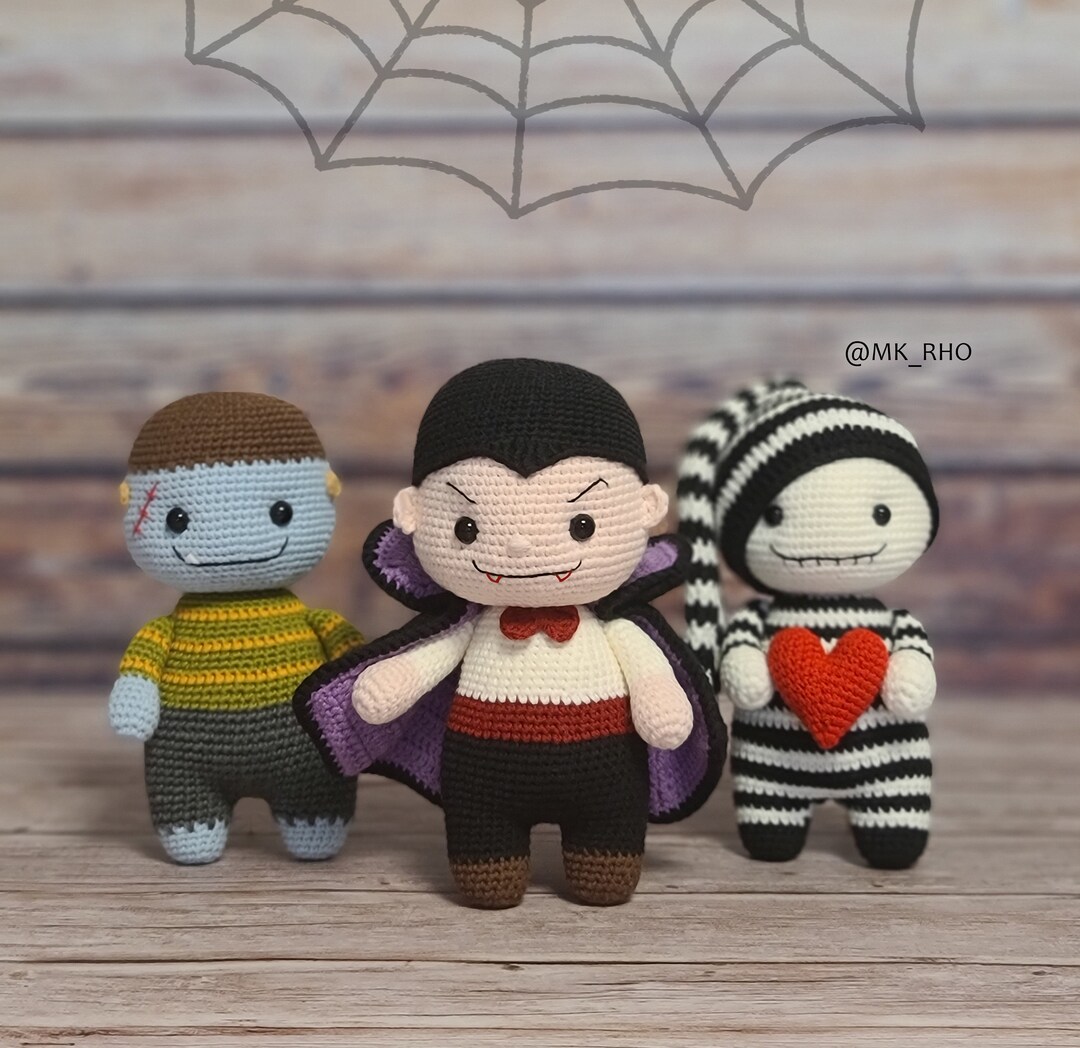 Minivampire Amigurumi Pattern Halloween PDF - Etsy
