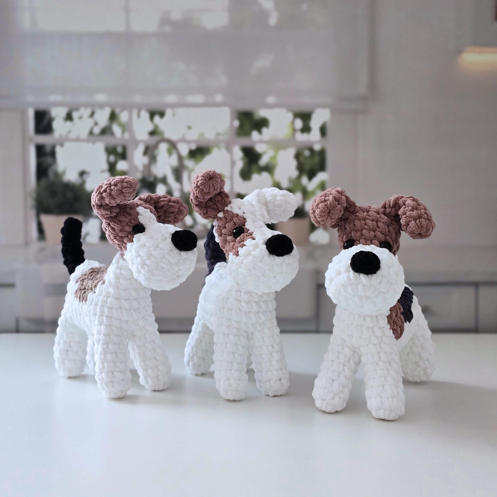 Crochet Wire Fox Terrier, Crochet Dog, Amigurumi Pattern, Puppie Pdf - Etsy
