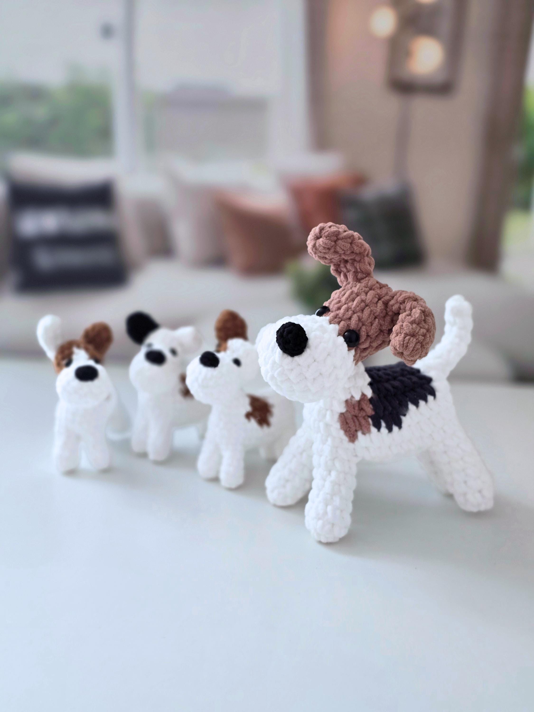 Crochet Wire Fox Terrier, Crochet Dog, Amigurumi Pattern, Puppie Pdf - Etsy